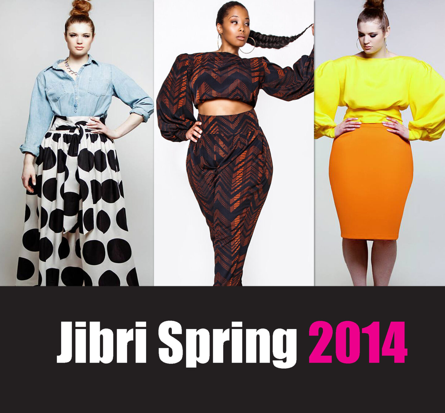 Plus Size Designer Jibri Unveils Her Spring 2014 Collection Stylish