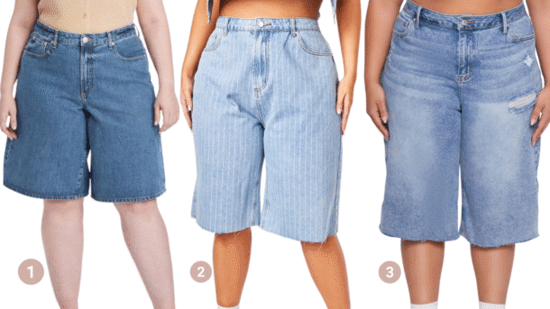 Yes! You Can Wear Plus Size Jorts, Here's How To Style Them
